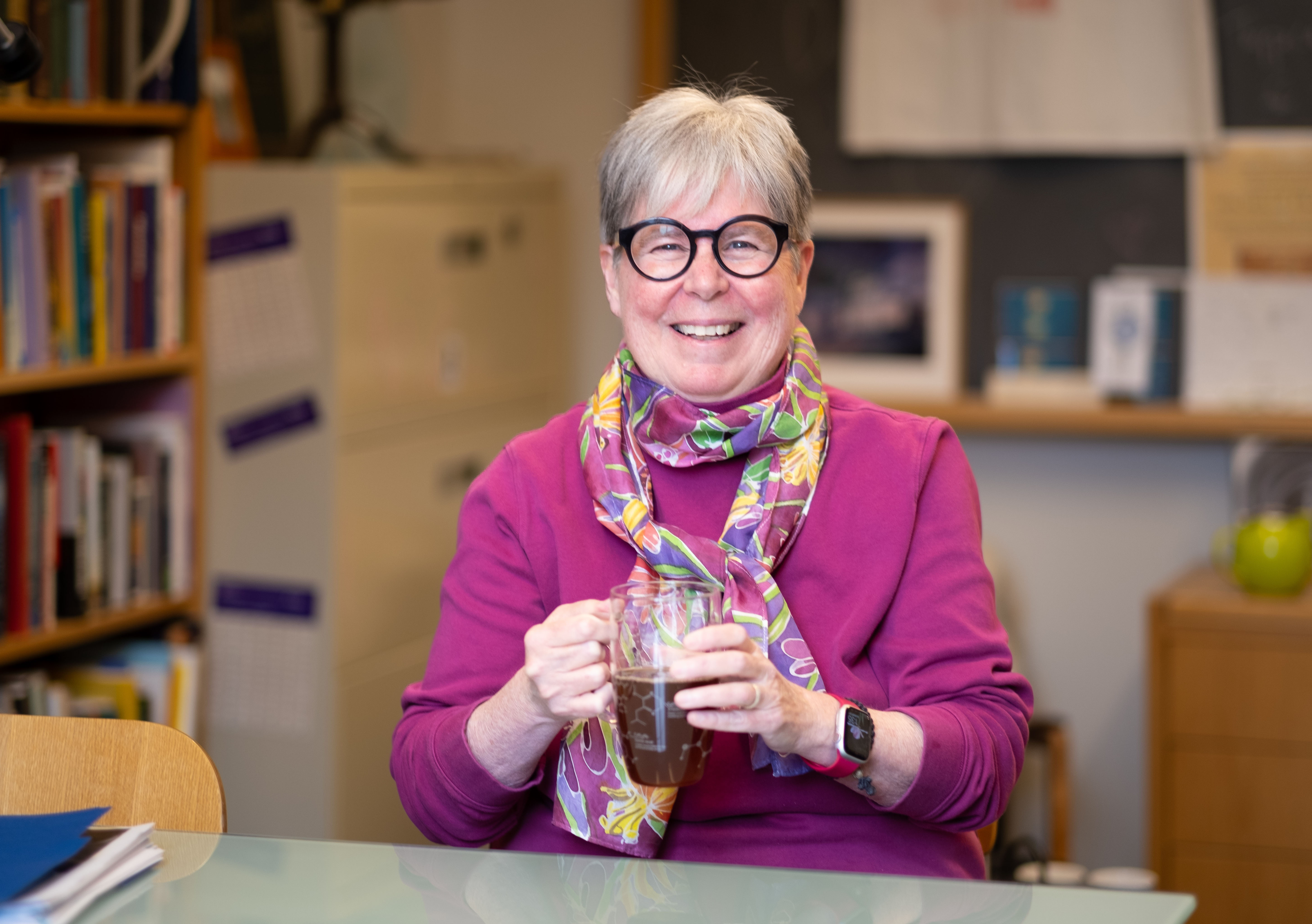After U.K. Hot Water, Michelle Francl Enjoys a Cuppa with Chemistry